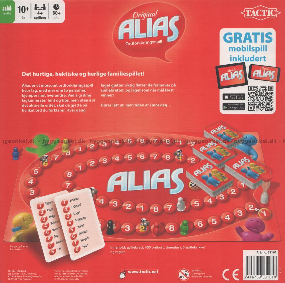 Kjøp Alias: Original - Norsk i dag. Levering rett på døren ...