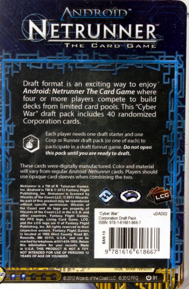 Android Netrunner: Cyber War - Corporation → Køb det billigt i dag ...