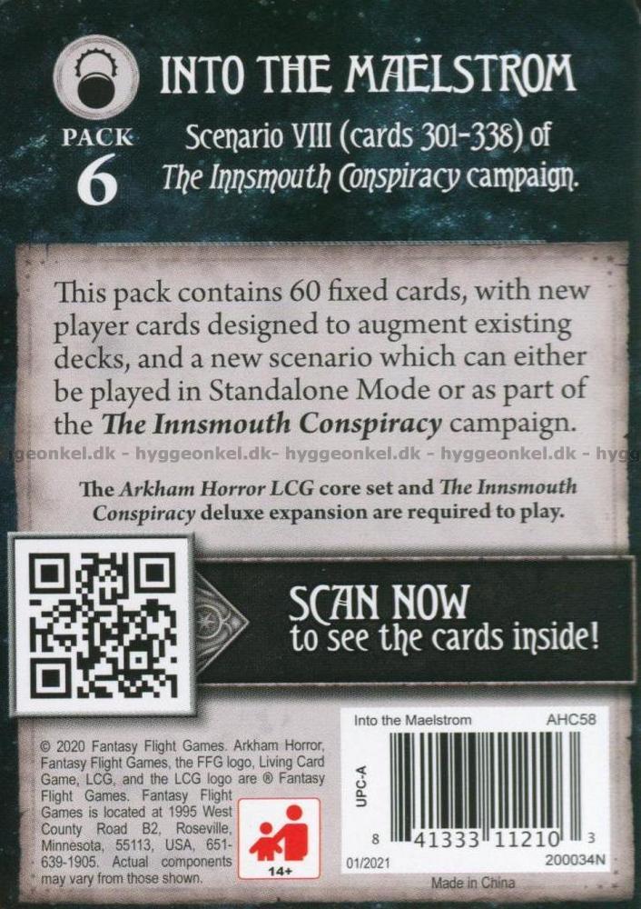 Arkham Horror - The Card Game: Into the Maelstrom - 841333112103