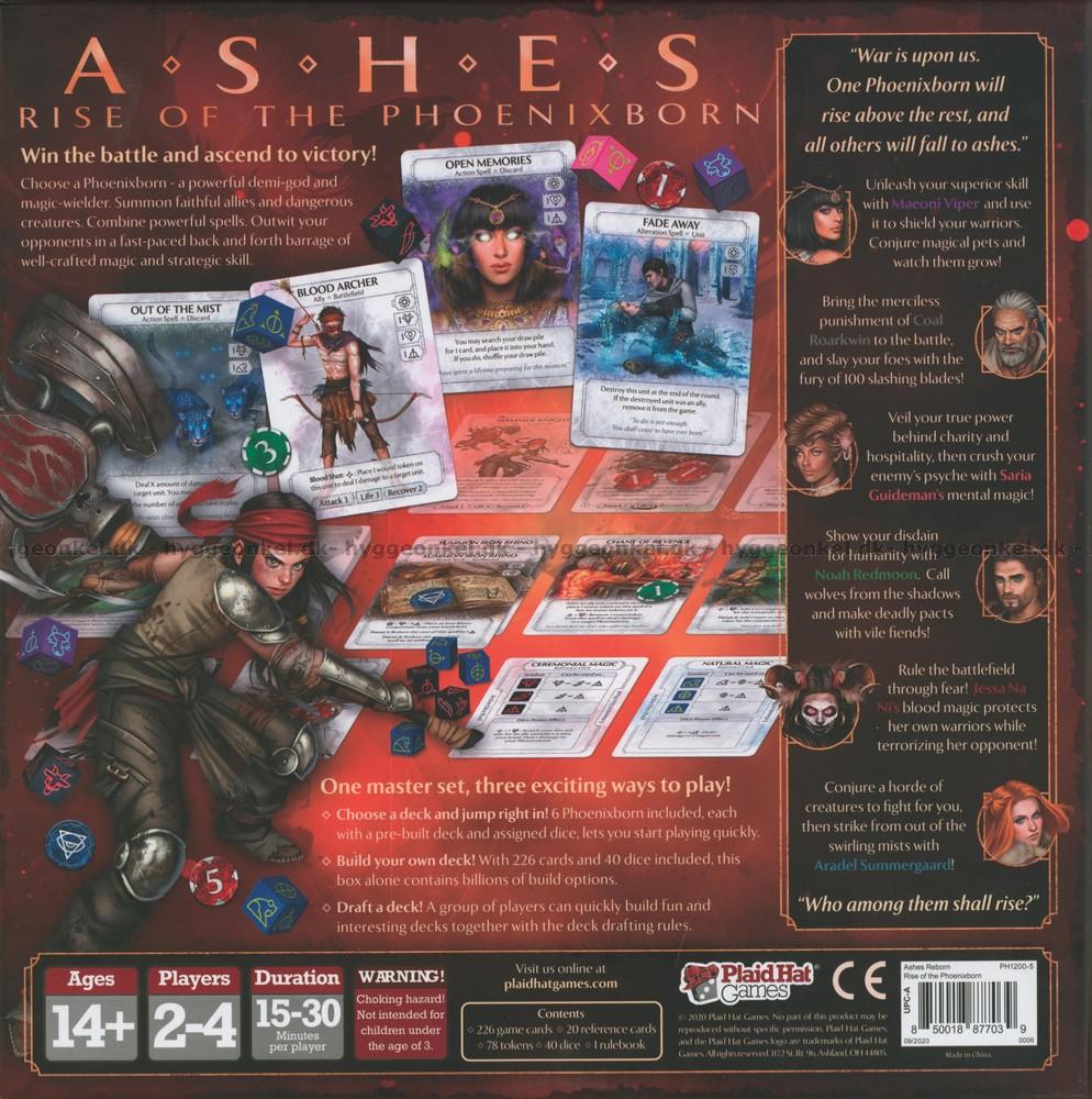 Ashes Reborn: Rise of the Phoenixborn → Kjøp det her. - 850018877039 ...