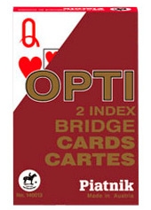 Kjøp Bridgekort: Opti - Rød hos Boardgamer