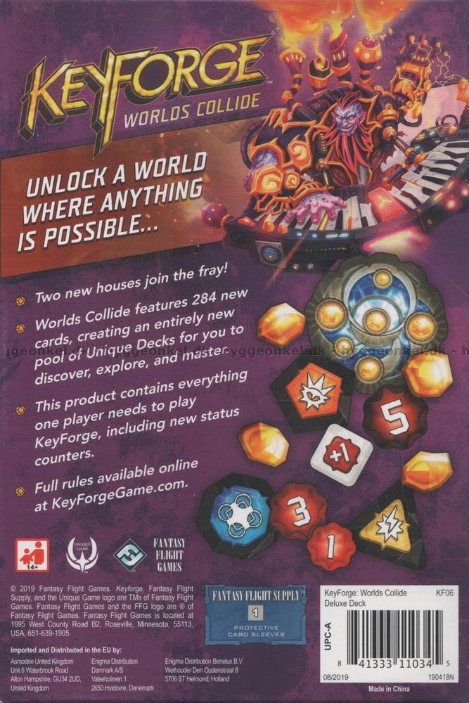 Kjøp KeyForge: Worlds Collide - Deluxe Archon Deck i dag UDGÅET!!!