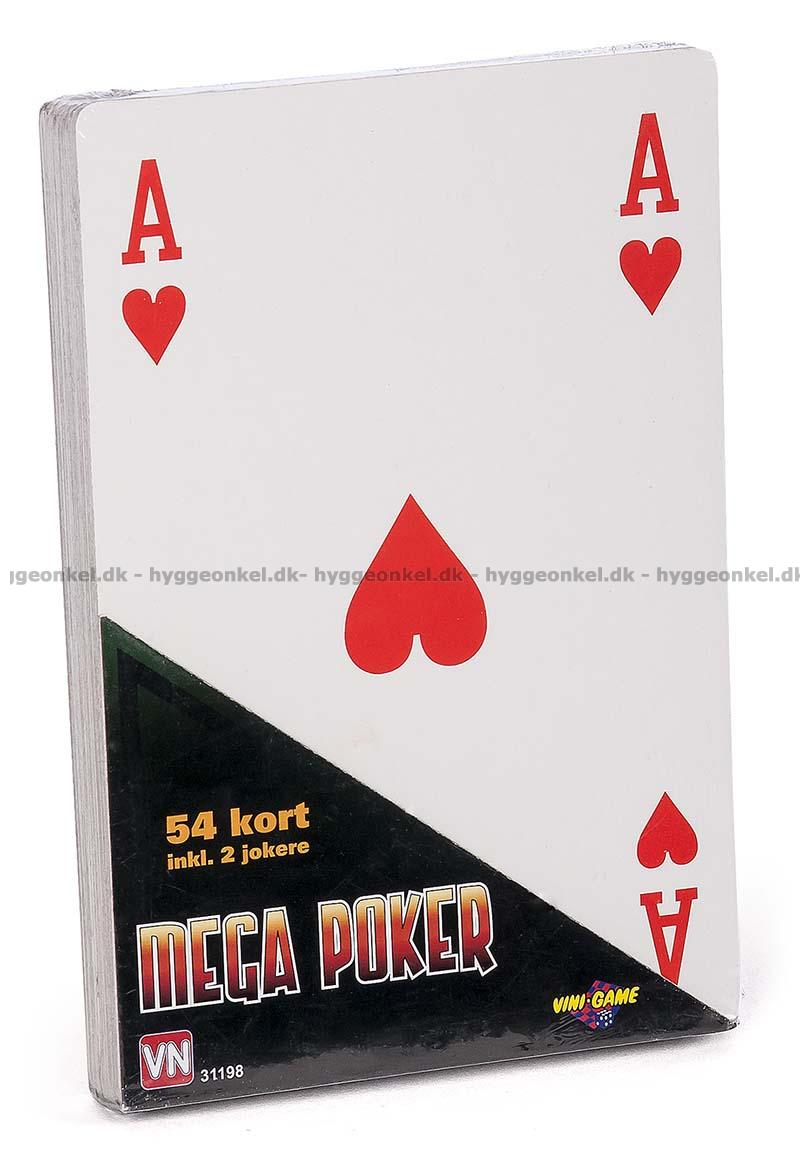 Her kan du Kjøpe Mega Poker-kort! Frakt 99 kr. UDGÅET!!!