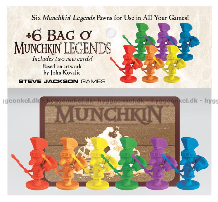 Kjøp Munchkin Legends: +6 Bag O' i dag. UDGÅET!!!