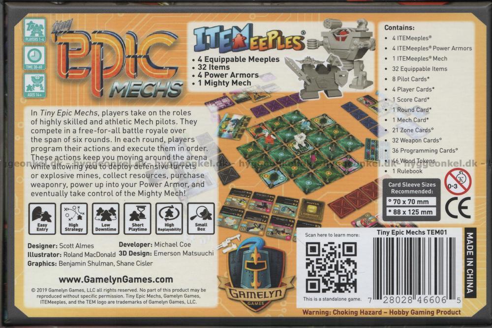 Tiny Epic Mech kan kjøpes her! Levering rett på døren - 728028466065 ...