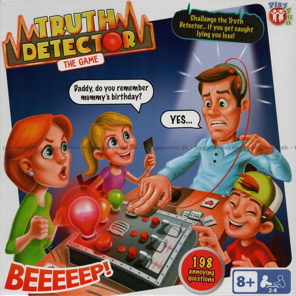 Kjøp Truth Detector billig hos boardgamer.no UDGÅET!!!