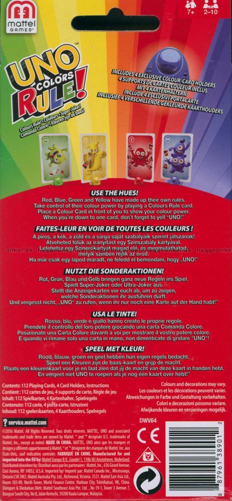 Kjøp Uno: Colors Rule! Levering rett på døren UDGÅET!!!